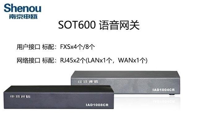 SIP语音网关-申瓯 SOT600-IAD-S 模拟语音网关 8FXS/16FXS_南京程控交换机行情-中关村在线