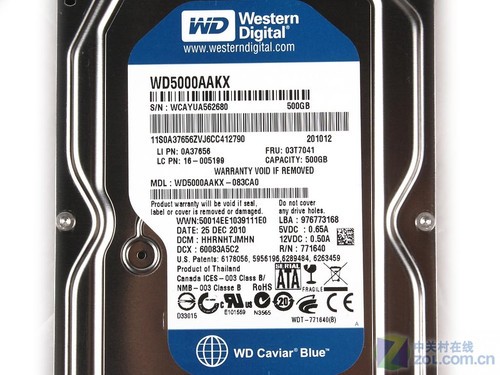 高性能 西部数据 WD500AAKX济南报316-西部数据 500GB 7200转 16MB SATA3 蓝盘（WD5000AAKX）_济南 ...
